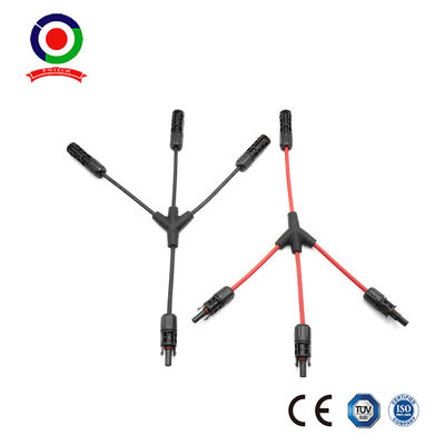 Y Type Male & Female PV Solar Panel Branch Connector