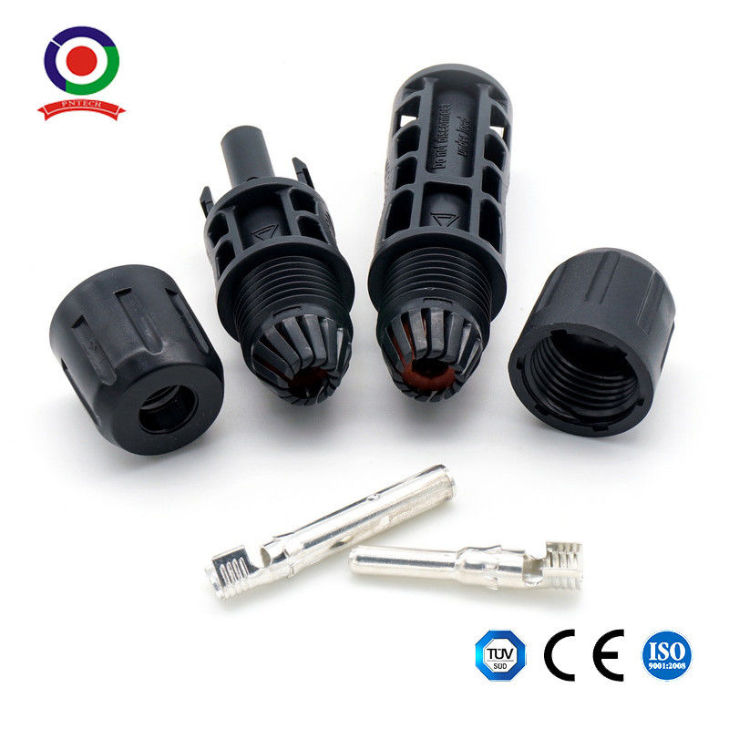 TUV 2.5mm 4mm 6mm Male And Female Solar Pv Connector IP67 30A 1500V DC ...