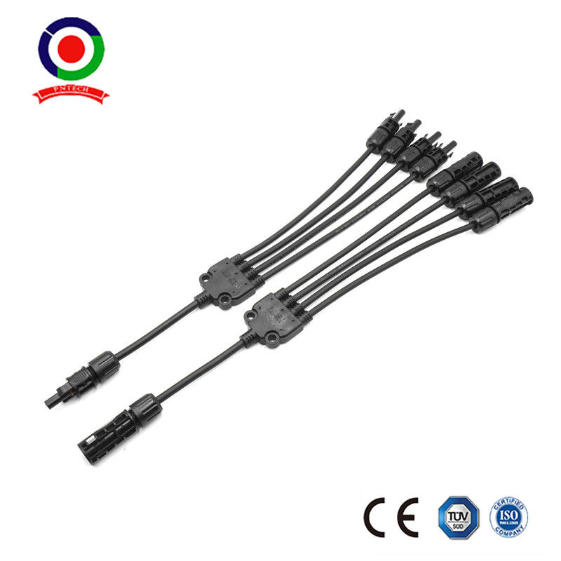 OEM 1500V 4 To1 Branch Solar Panel Cable PV Connector New Energy ...