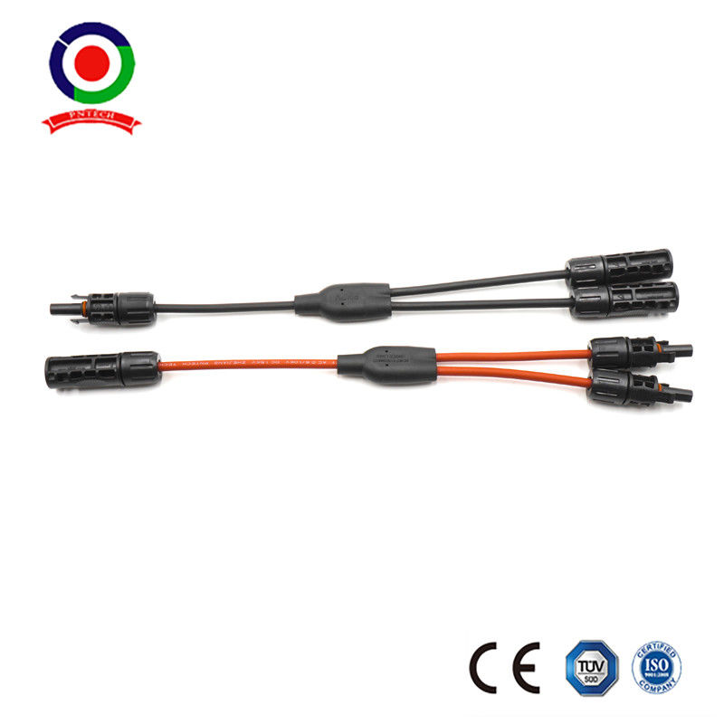 New Type CE Standard 1 Pair 1500V PV 2 To 1 Y Branch Connector For ...