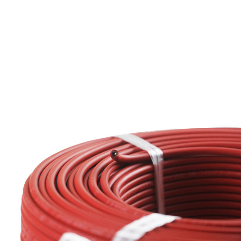 Black / Red XLPO Insulation DC Solar Cable 5.5mm 4mm2 For Solar Panel ...