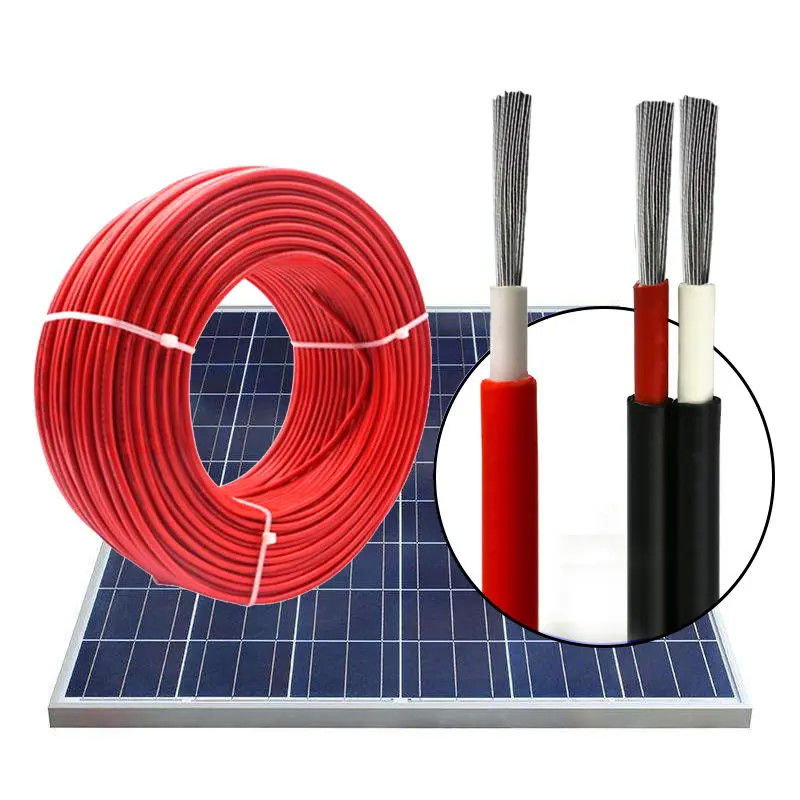 500m/Drum Packaging Solar PV Cable With 1 Core And XLPO Outer Sheath