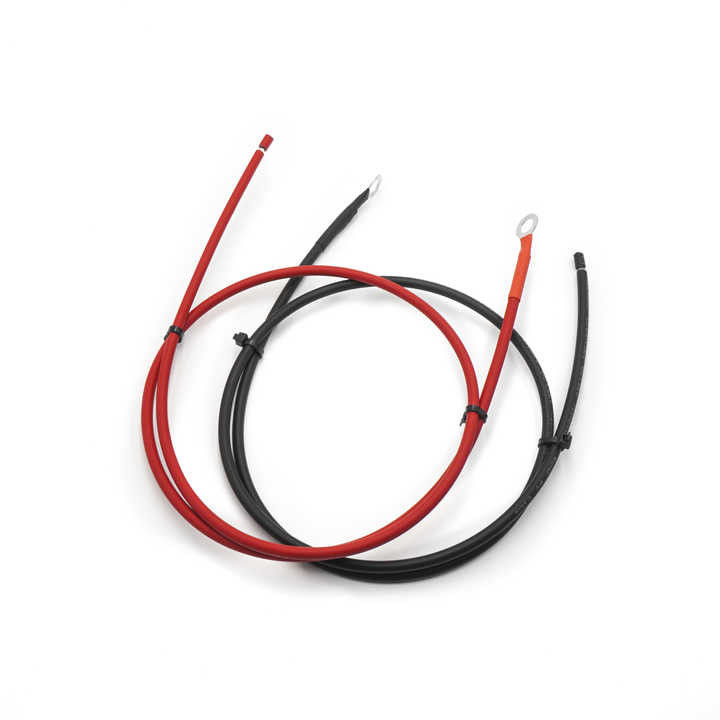 Copper Jacket Solar Power Extension Cable With Black / Red And 1500V ...