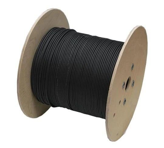 Black / Red Outer Sheath Hybrid Solar PV System Cable For Solar ...