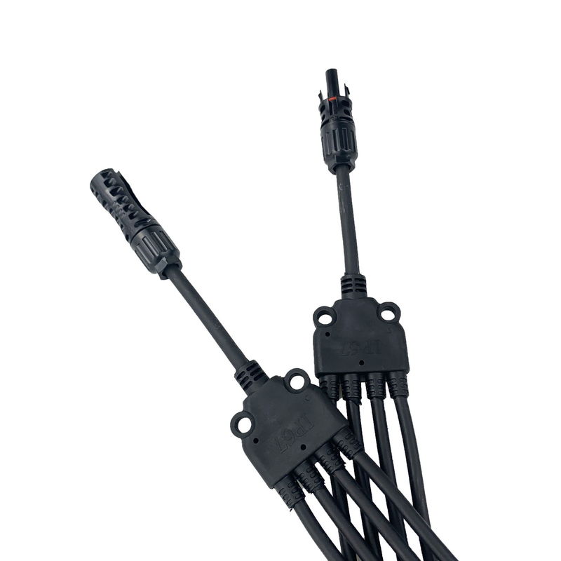 Protection Class II Fixed Connector Solar Branch 4 To 1 With Voltage 1500V