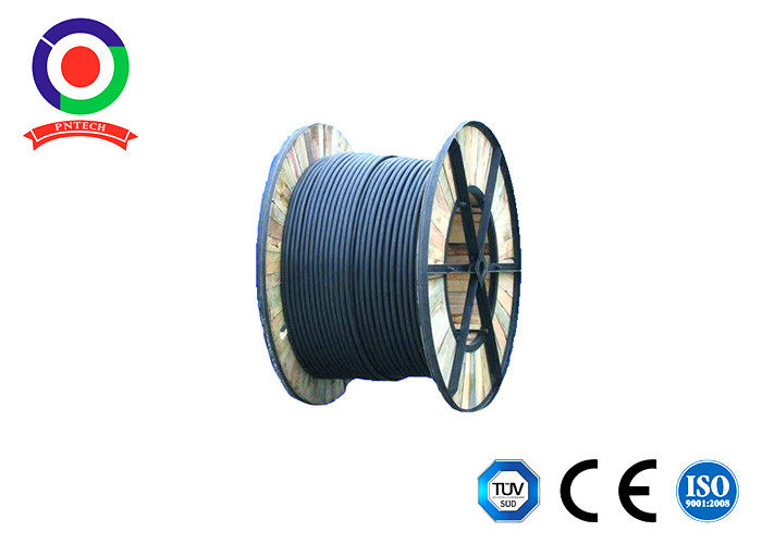Black Color Single Core Solar Cable , Sunlight Resistant 4mm Single ...