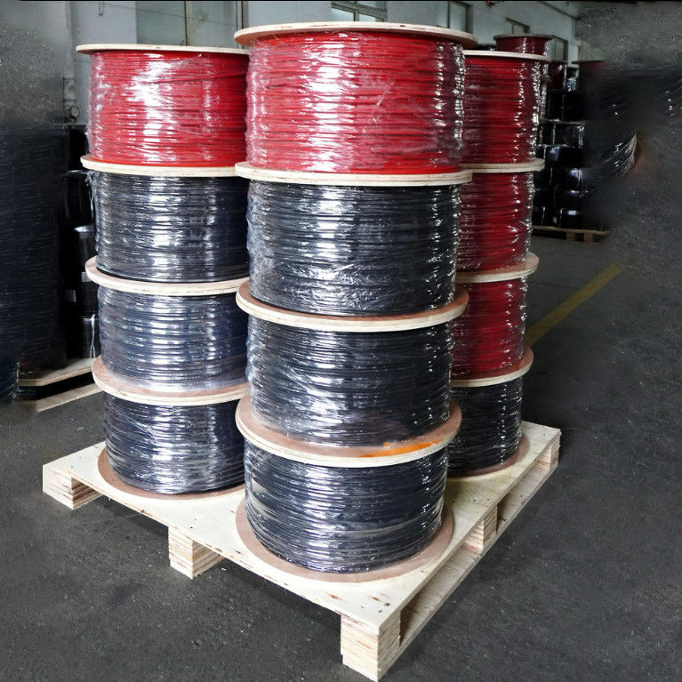 XLPO Insulation Material DC Solar Cable With Copper Conductor And 1500V ...