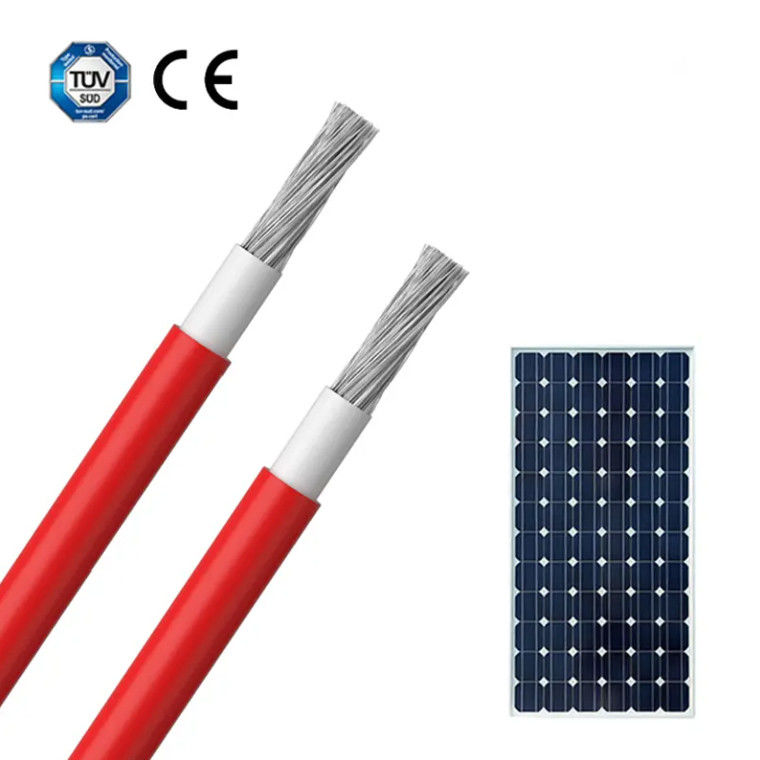 Rohs Compliant Hybrid Solar PV System Cable 6mm2 for Solar system ...