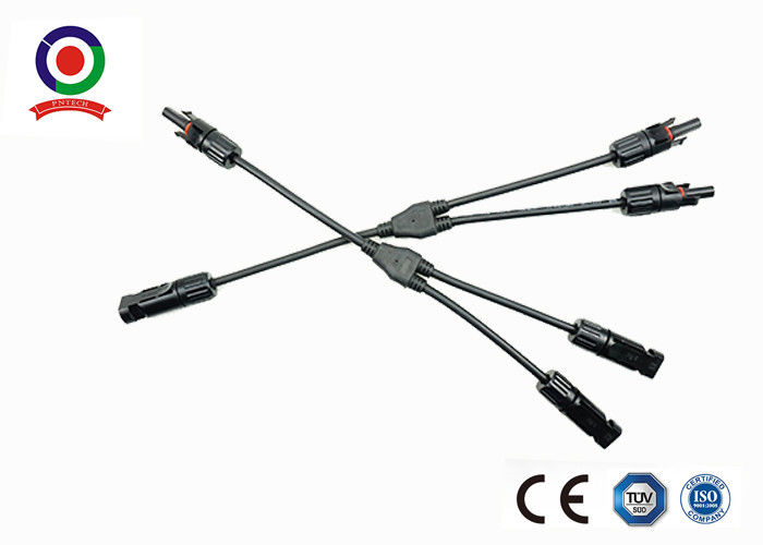 Y Type Solar PV Parallel Branch Splitter Solar Panel Cable Branch Connector
