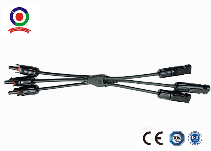 3 Way PV Panel Connectors Convenient Installation For Photovoltaic ...