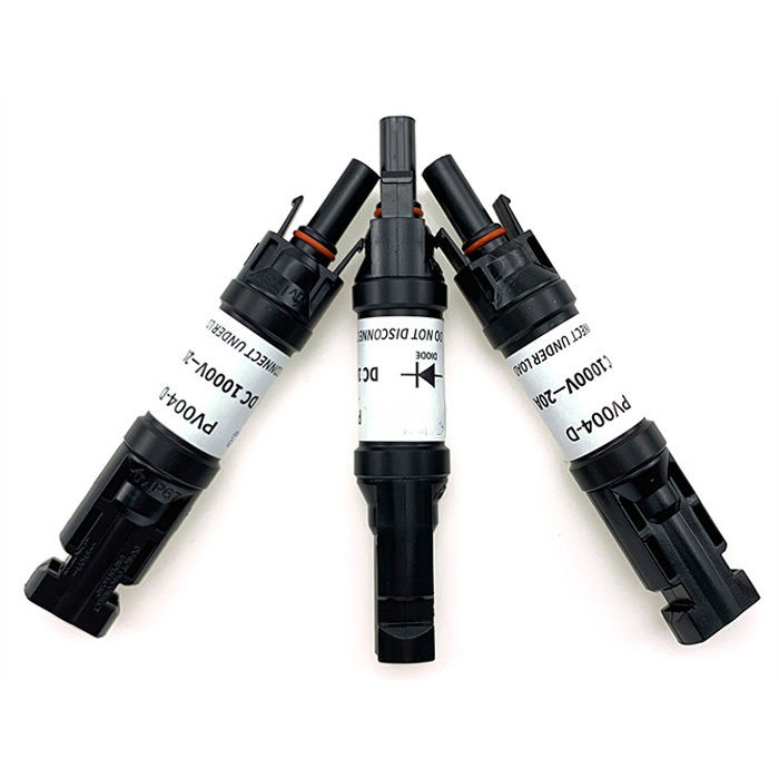 IP67 Waterproof Solar Panel Connectors - Male/Female Torch Type
