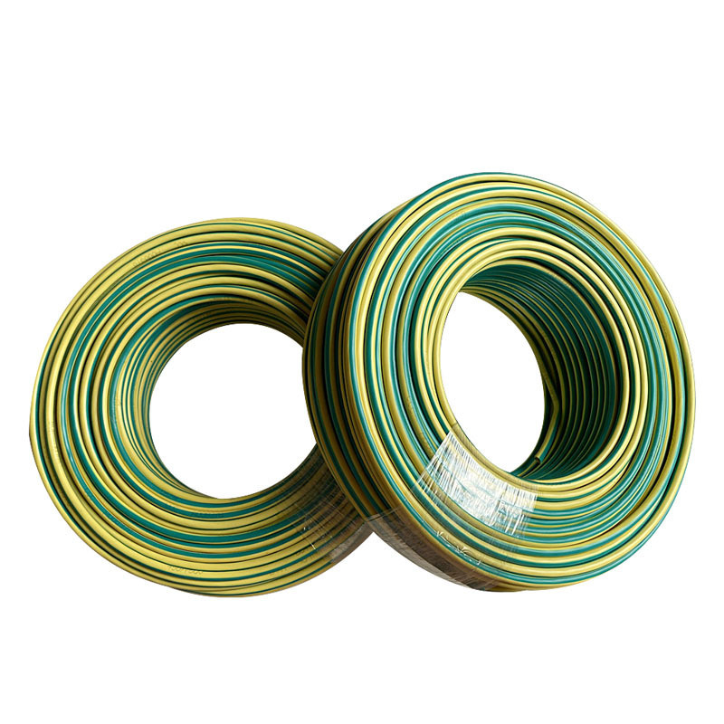 12 AWG Green Yellow Copper Grounding Wire 100m Roll