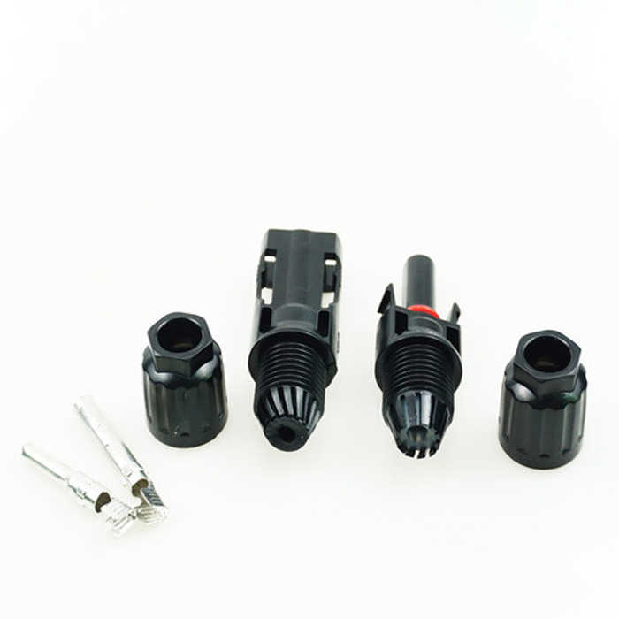 Weather Resistant Solar Panel Connectors with Low Contact Resistance