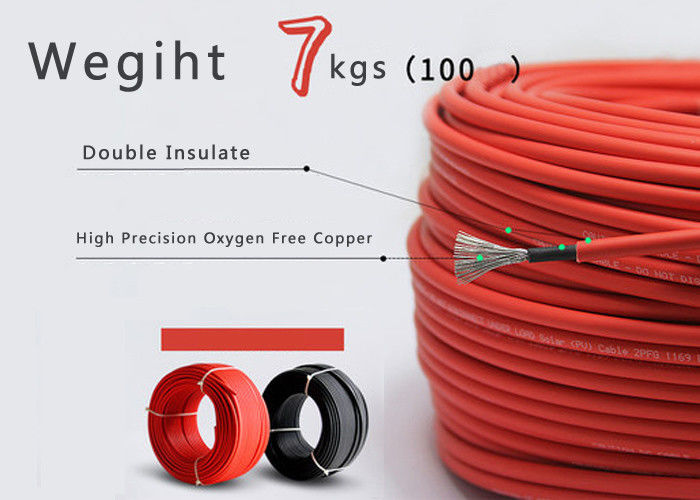 TUV Standard DC Solar PV Cable PV1-F 1x4mm2 Wire Copper Conductor XLPE ...