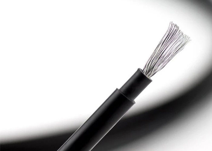 Single Core Pv Dc Cable / Tinned Copper Double XLPE Solar Dc Cable