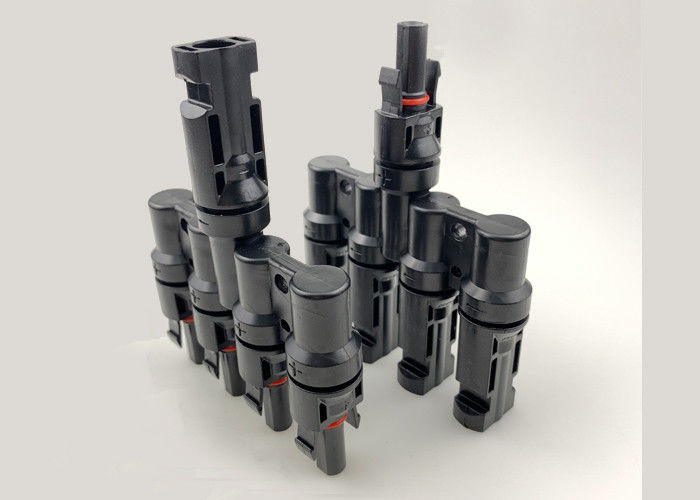 Electrical T Solar Branch Connector For PV Module Quick Assembly Easy ...