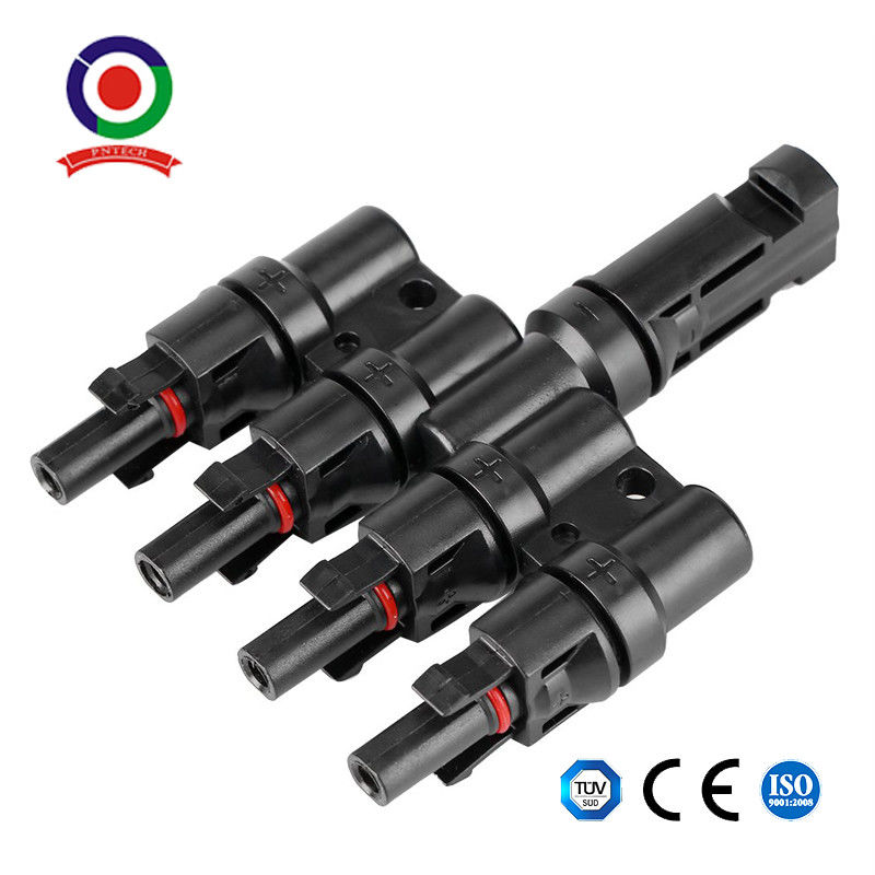 Male And Female Solar Panel Cable Pv004 T4 Mc4 Connector 4 In 1