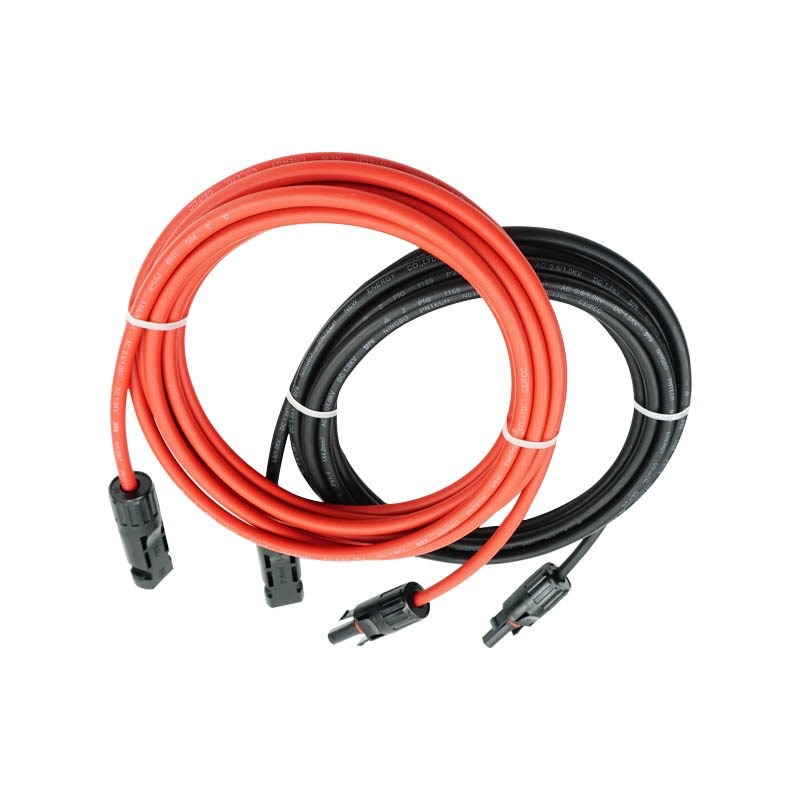 Black / Red DC Solar Cable Used For Solar Panel / Inverter Roll / Drum ...