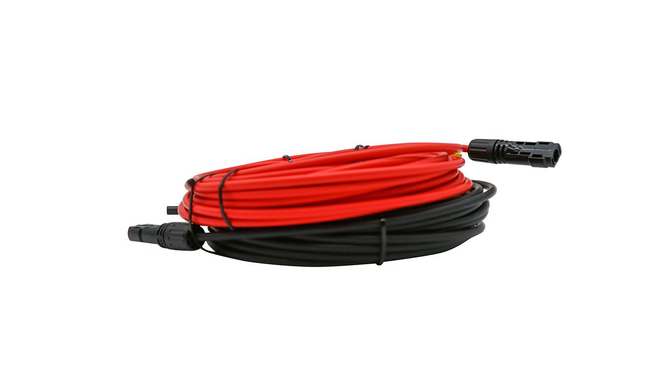 Copper Solar Power Extension Cable With 105°C Temperature Rating And ...