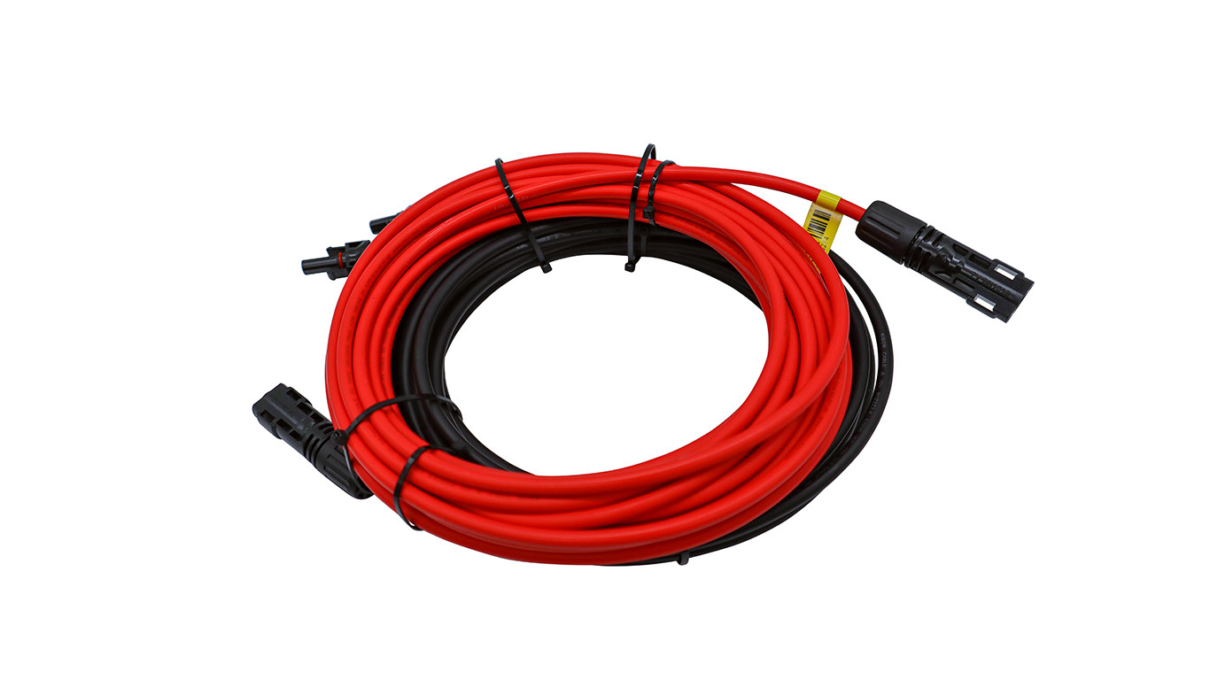 6mm2 Gauge Solar Power Extension Cable 1500V For Solar Panel Installation