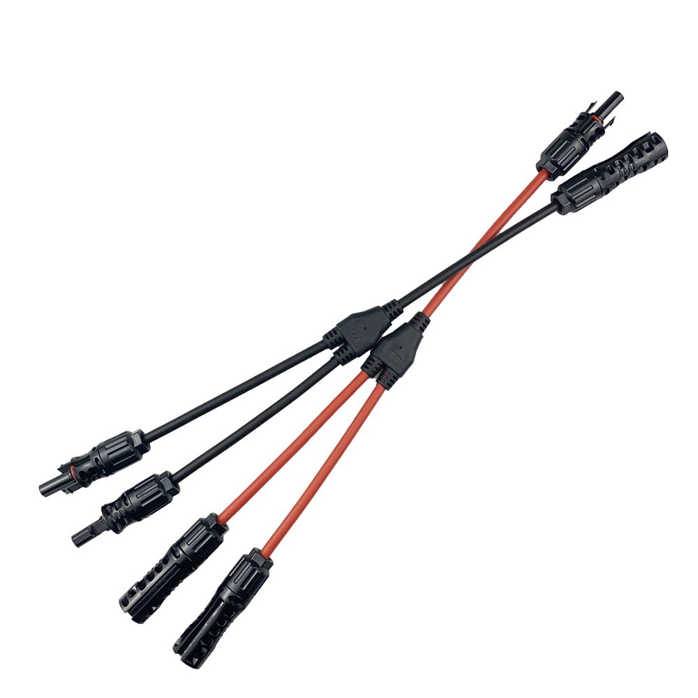 1500V 2to1 Class II Strength Solar Branch Connector With 6000V Test Voltage