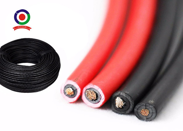 Good Cold Flexibility Single Core Solar Cable , DC Solar System Cable ...