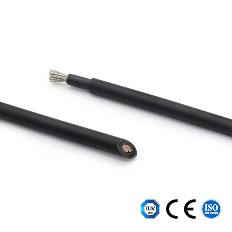 1.5KV #10 AWG TUV CE 1500VDC Solar PV Cable 6mm2 for solar power system