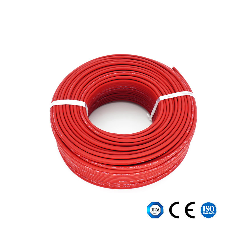 High Voltage Single Core DC PV Cable 1500v 1.5mm2 For Solar System