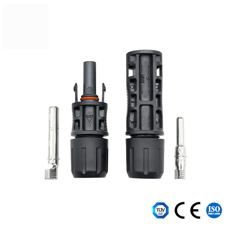 1500V DC MC4 Solar Connector with Copper/Tin Plated Contacts