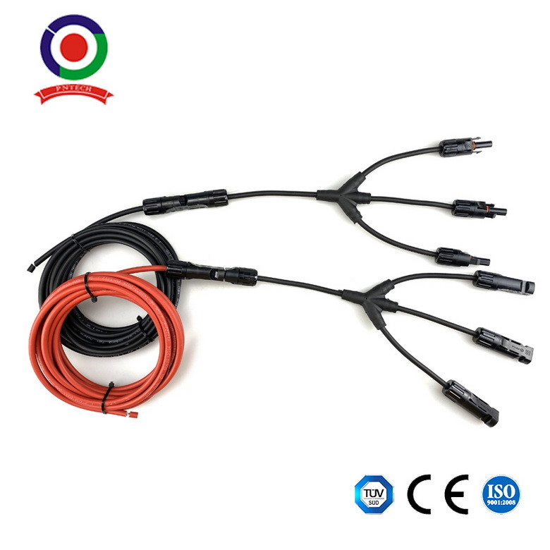 UL94-V0 1 To 3 Solar Y Branch Connectors F/MMM M/FFF