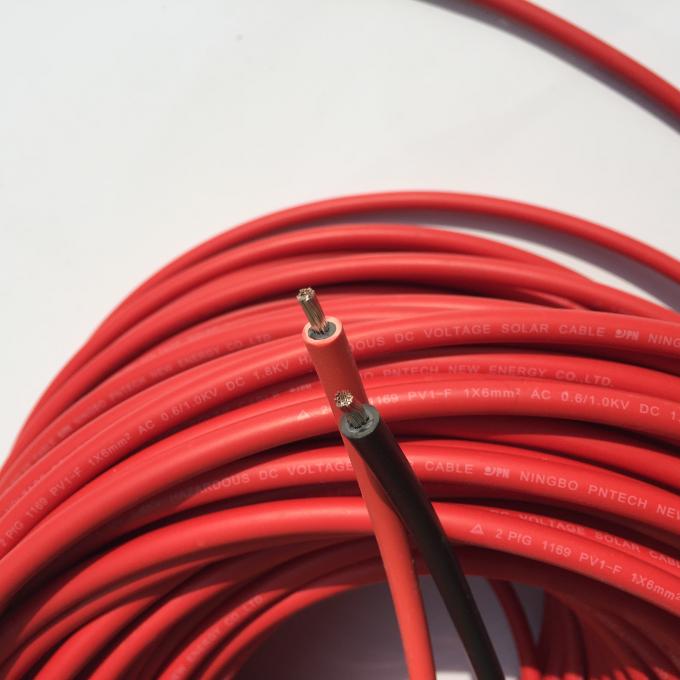 XLPE Insulated 6mm Single Core Cable 84/0.3mm With CE TUV Certification
