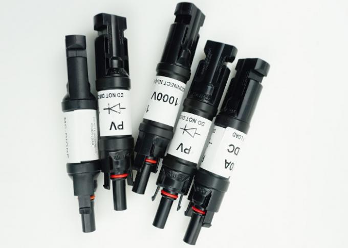 In Line Male Female Solar Diode Connector Torch Type Low Power Loss ...