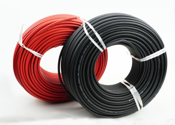 Sunlight Resistant Single Core Solar Cable 4mm XLPE With TUV Standard