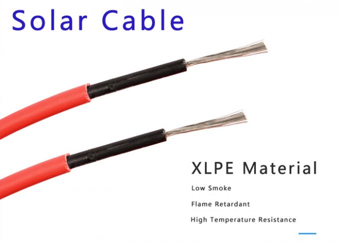 Double Insulated 4mm Dc Solar Cable Tinned Copper Conductor For Solar ...