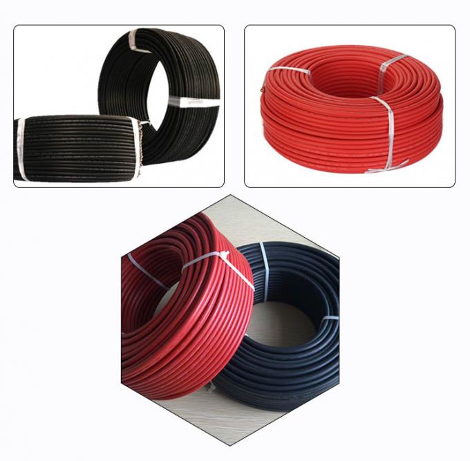 Pv Panel DC Solar Cable Double Insulation With Stranded Tinned Copper ...