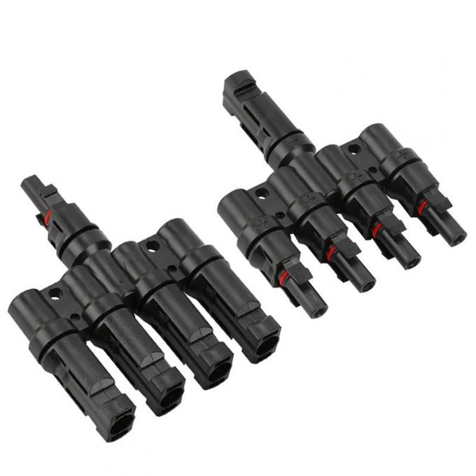 Ce Certified Solar Cable Splitter 4 To 1 Mc4 Connector Between Solar Panels