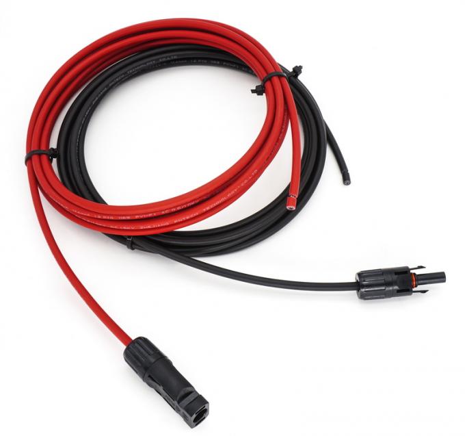 10Ft 10AWG Solar Adaptor Extension Cables With Female And Male Connectors