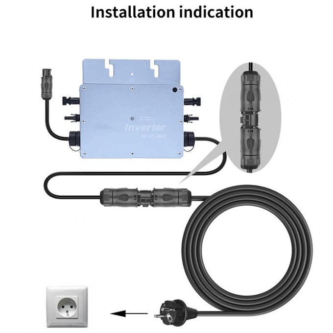 10m Betteri BC01 Female AC Extension Cable Micro Inverter Solar Panel ...